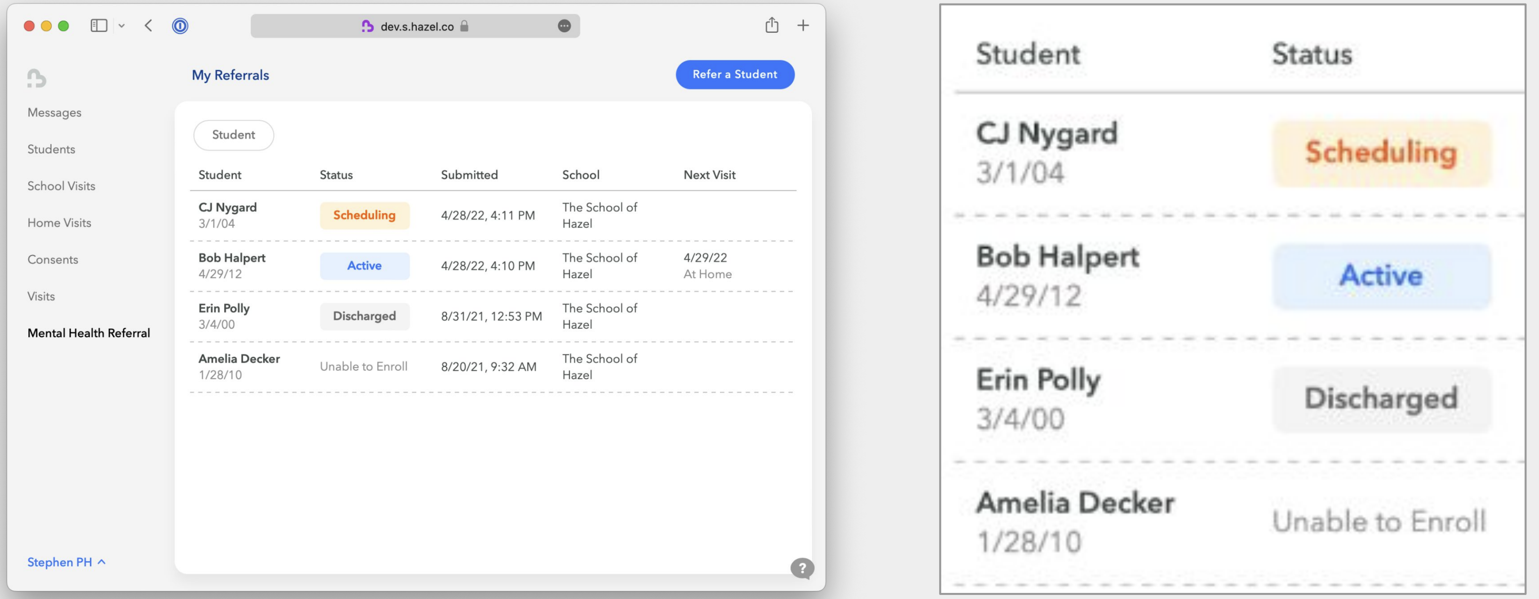 Hazel Teletherapy Program Referral Dashboard Guide – Hazel Health