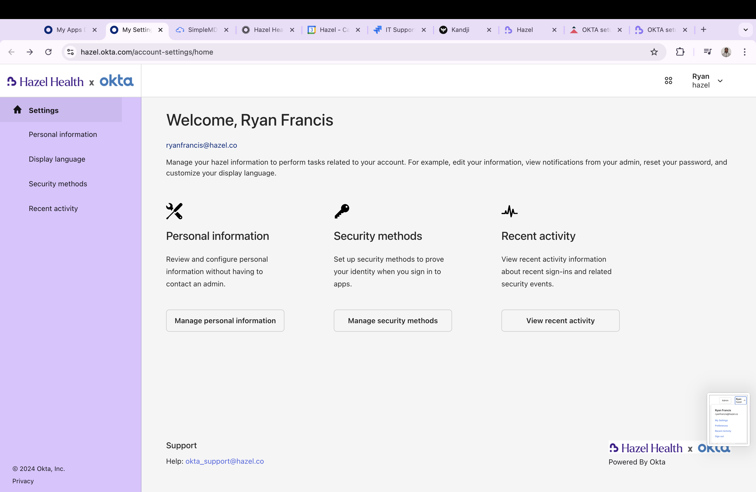 Setting up Okta with your Smartphone (Public) – Hazel Health